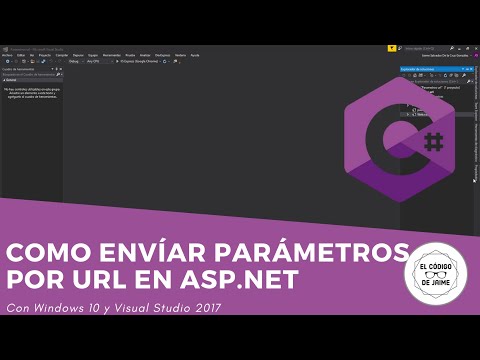 Como mandar parámetros por URL en ASP.NET - YouTube