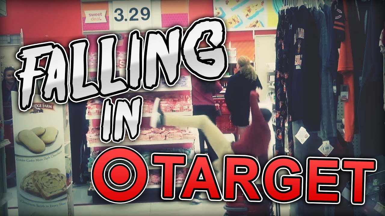 FALLING IN TARGET! - YouTube