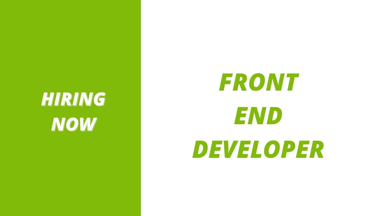Front End Developer | Front End Developer Jobs | Front End Jobs | Front ...