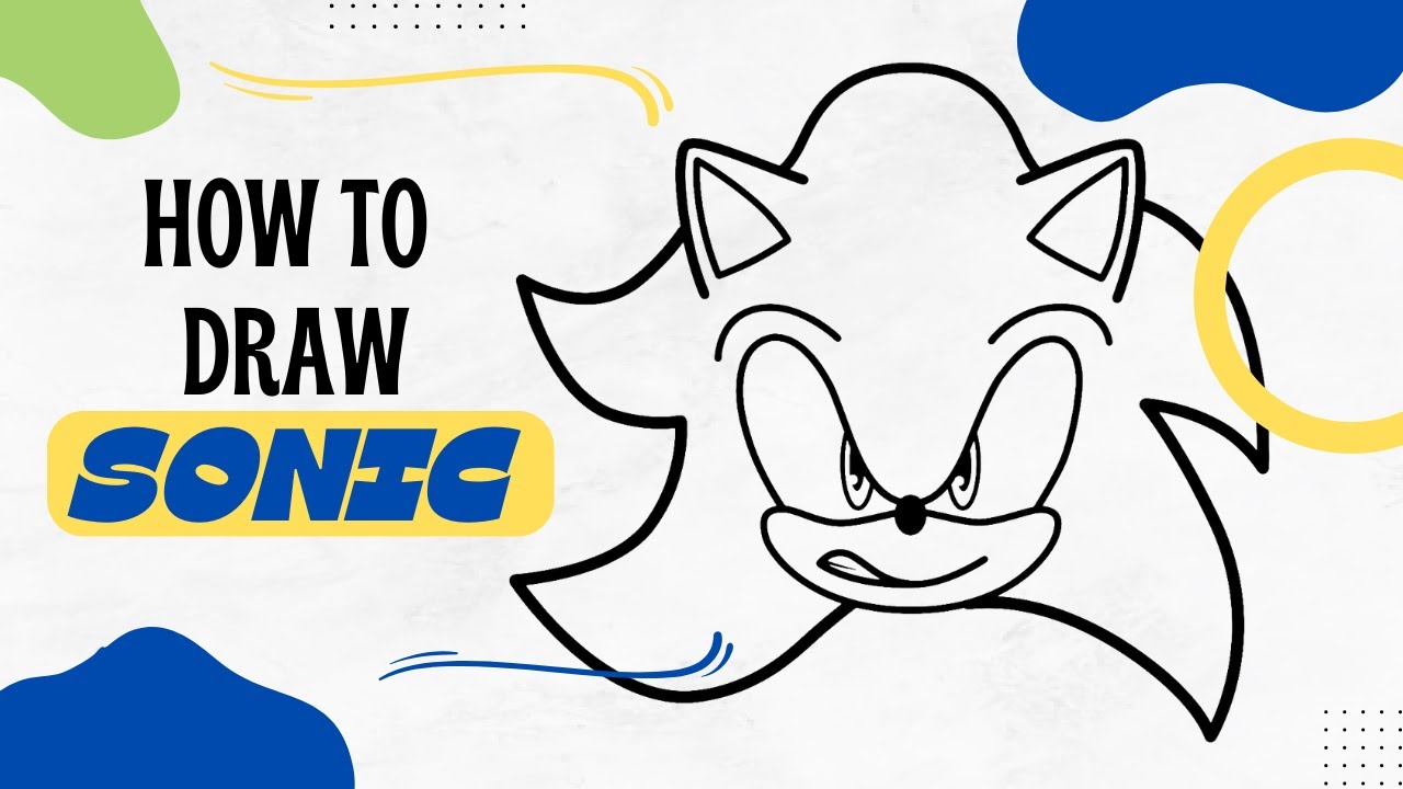 How to Draw Sonic 2 #Sonic2 - YouTube