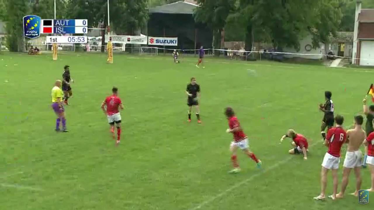 2016 Rugby Euro Championships- Iceland vs. Austria (Day 1) - YouTube