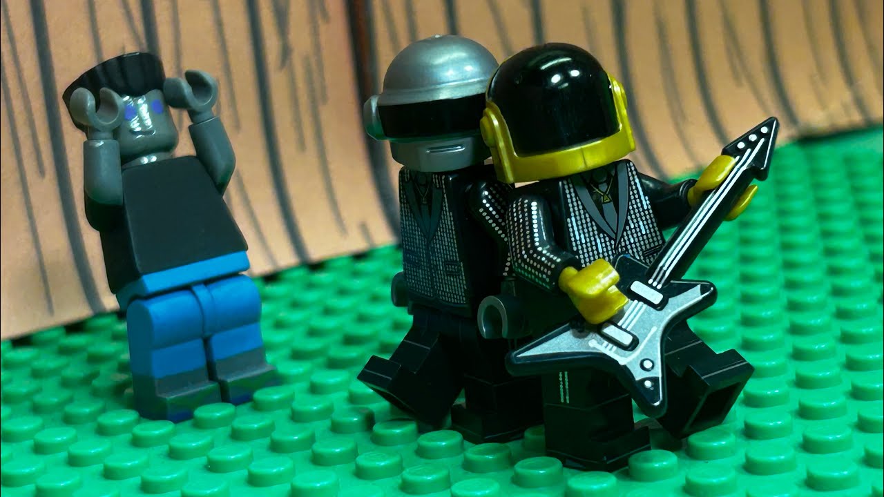 LEGO Daft Punk *knockoff* minifigures! - YouTube