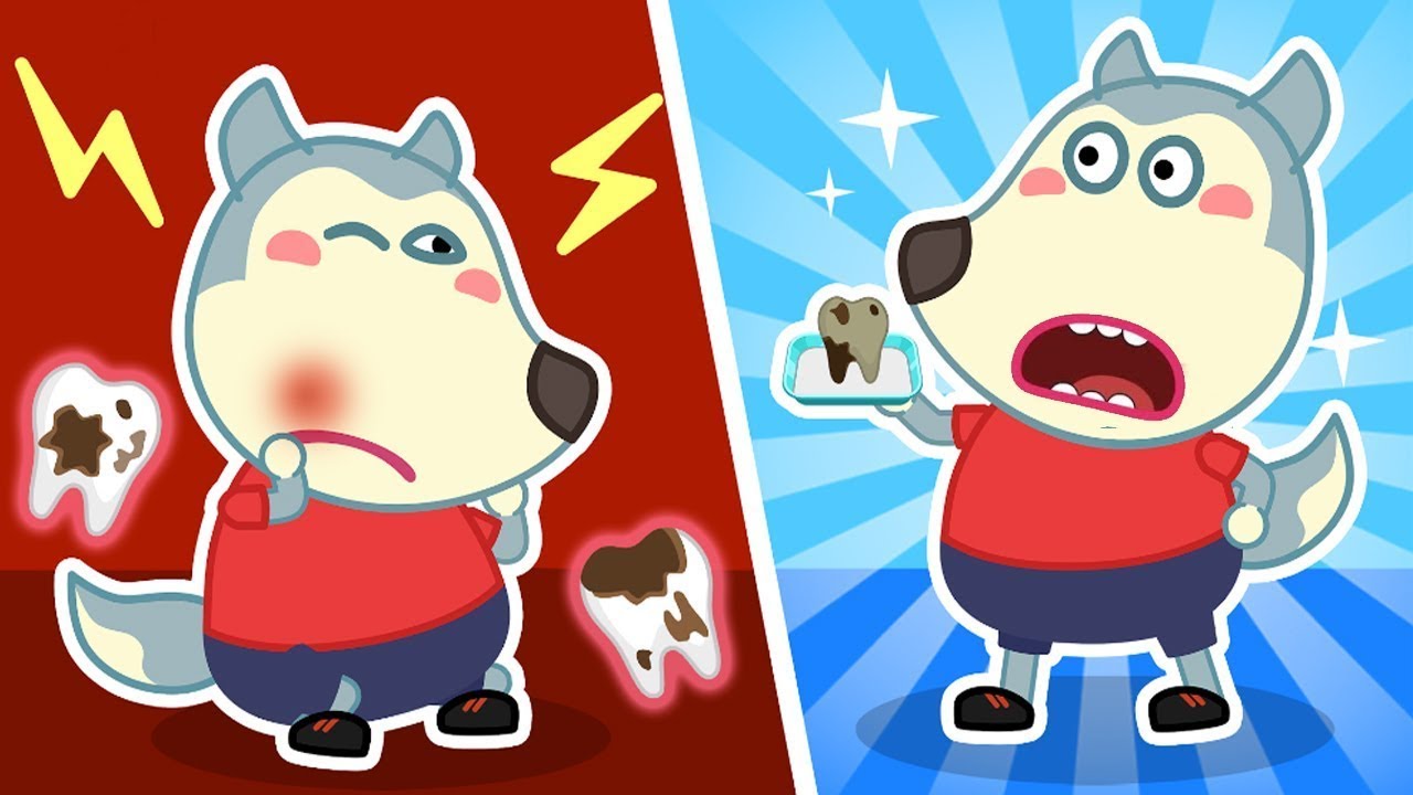 Wolfoo dental clinic | wolfoo dental care | Tooth Extraction - YouTube