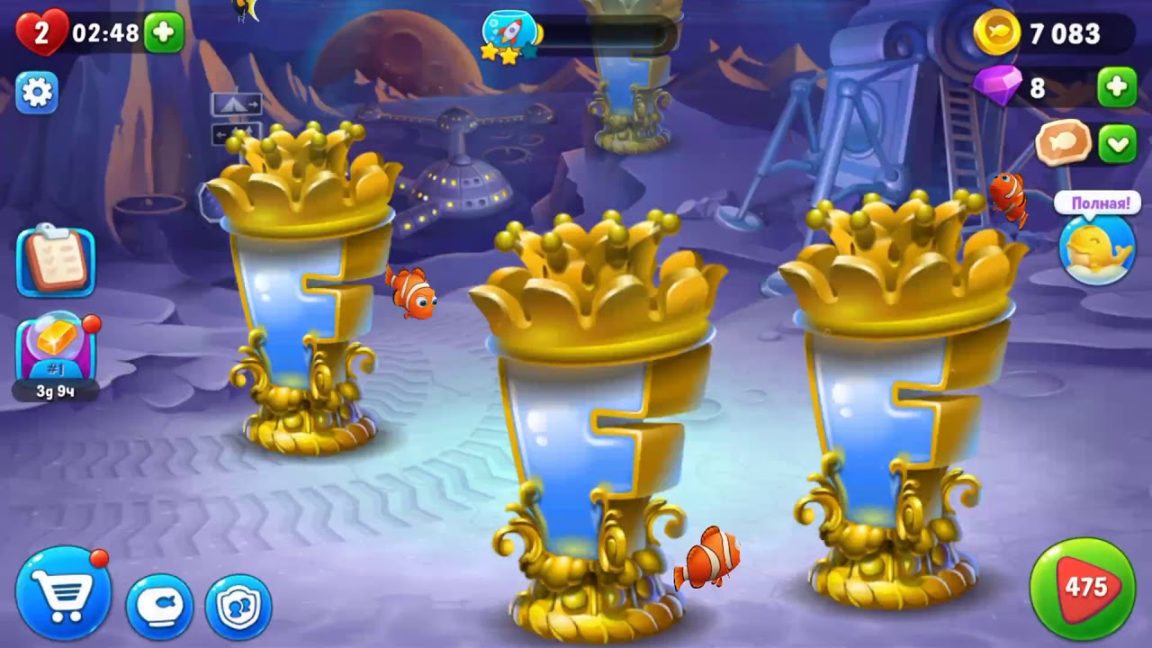 Let's play FISHDOM =) new event and levels - YouTube