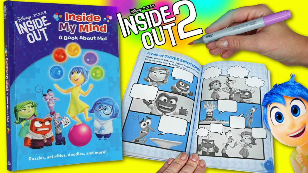 Inside Out 2: Inside My Mind Activity Book with Games and Emotions ...