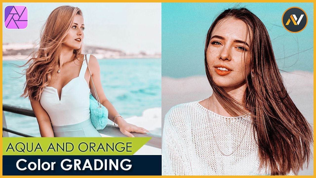 Affinity Photo Tutorial | Aqua and Orange Color Grading Effect in Affinity Photo [Download FREE ...