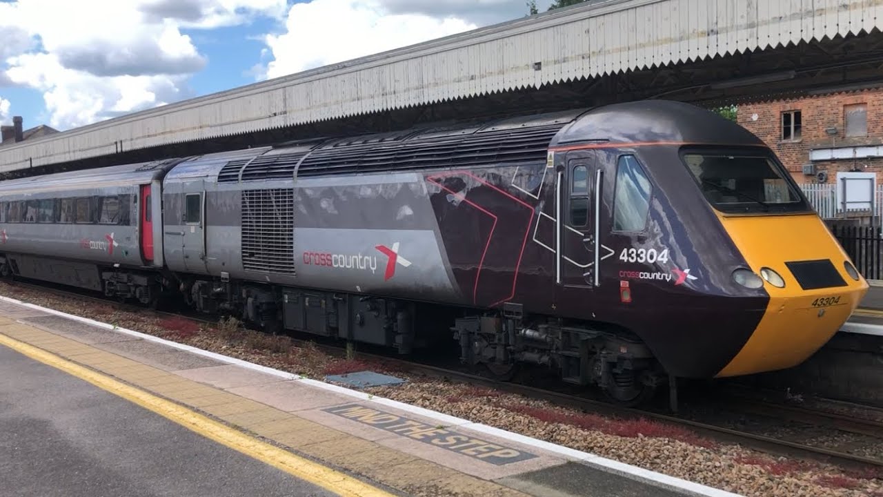 43304 Cross Country HST Class 43 Departs Taunton Railway Station From ...