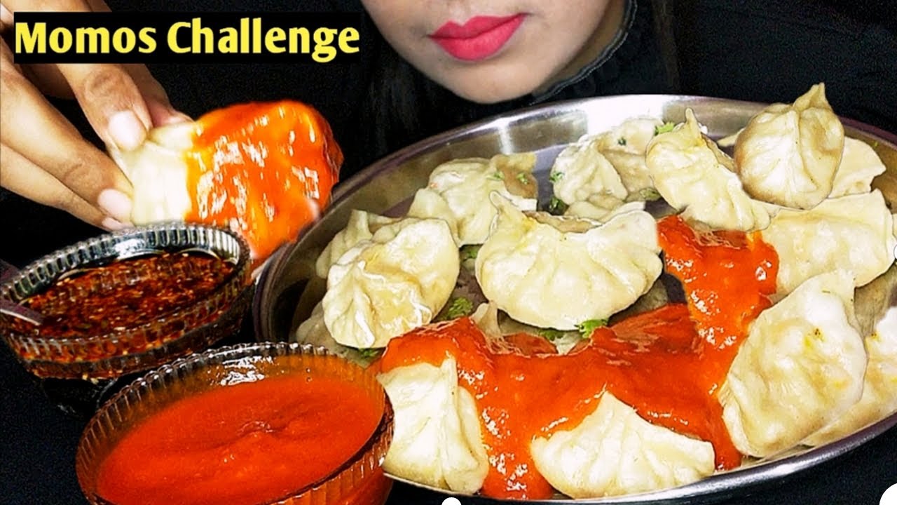 MOMOS EATING CHALLENGE🔥 EATING CHALLENGE MOMOS | EATING DUMPLING | FOOD ...