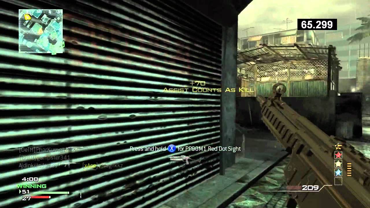 MW3: 81 Second Gold MP5 MOAB! - YouTube