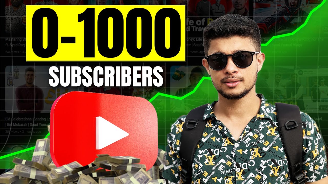 From 0 to 1000 Subscribers: 1k Journey and Tips for Success | Story Time | Saad Yousuf - YouTube