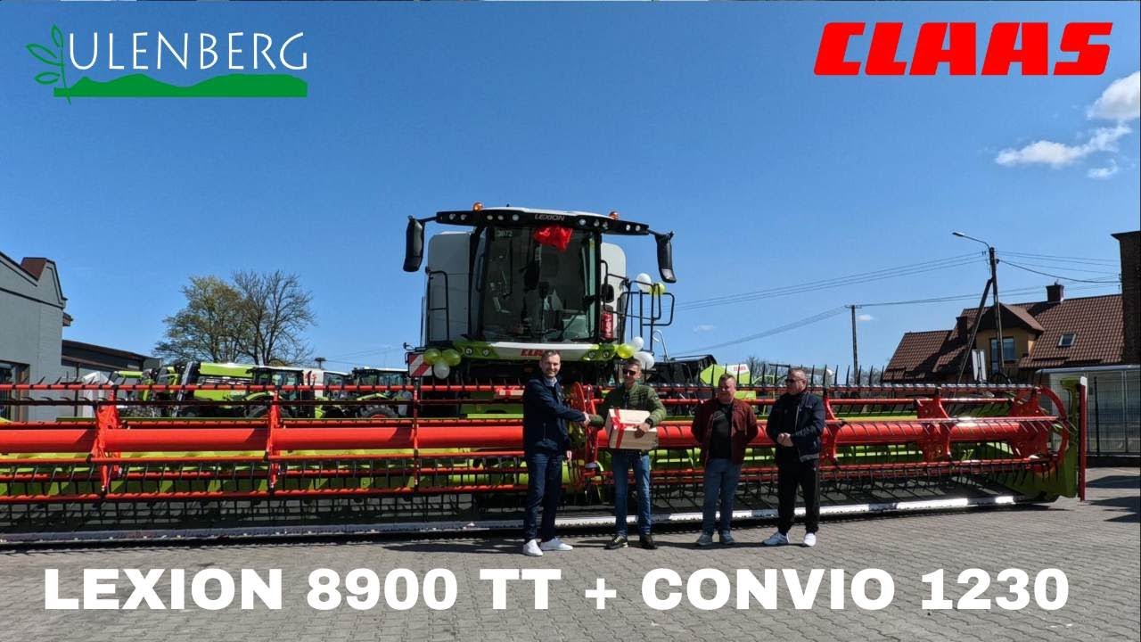 Wydanie maszyny LEXION 8900 TT + Convio 1230 - YouTube