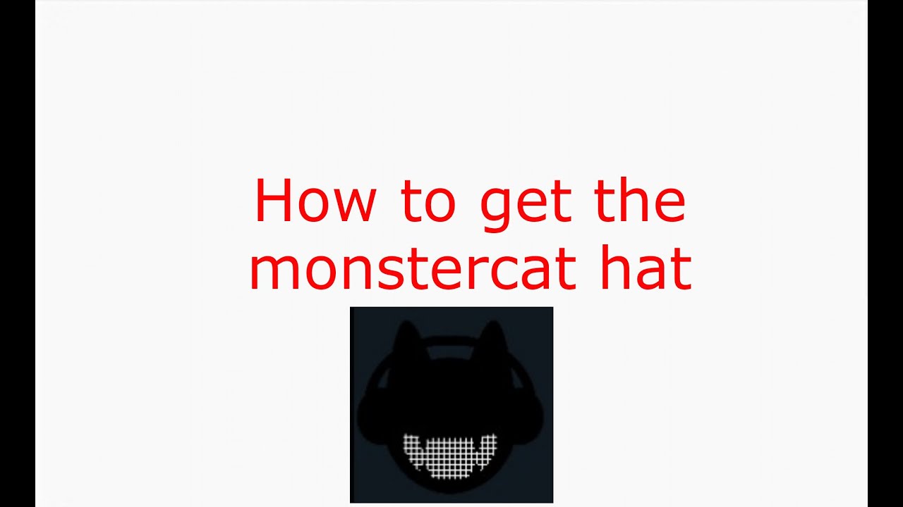How to get the monster cat helmet plus secret code|Roblox monstercat ...