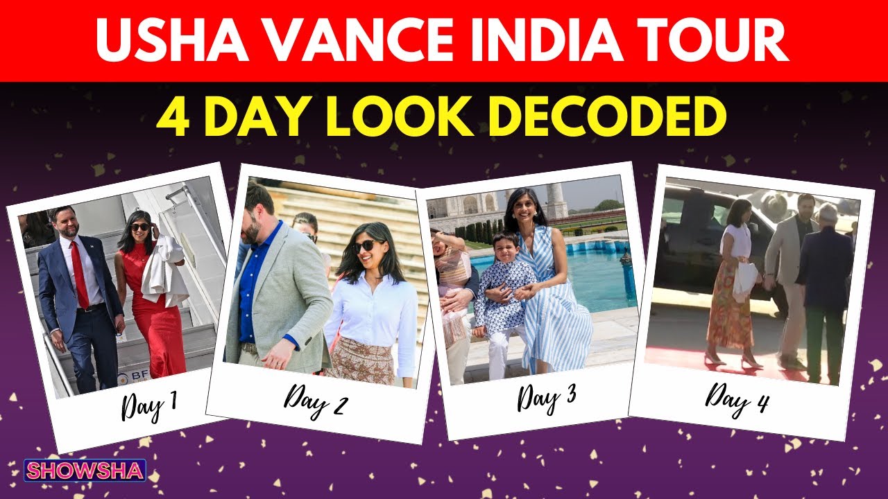Usha Vance's 4-Day India Tour: A Closer Look At Her Graceful Soft Power ...