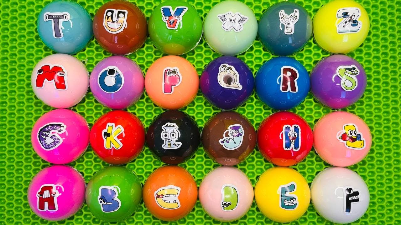Alphabet Lore - Looking For A-Z SLIME Coloring With Big Balls! ASMR ...