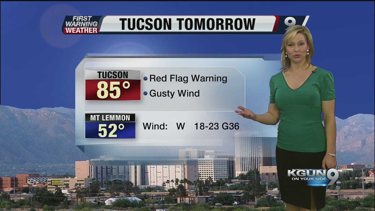 Chief Meteorologist Erin Christiansen's KGUN 9 Forecast Wednesday ...