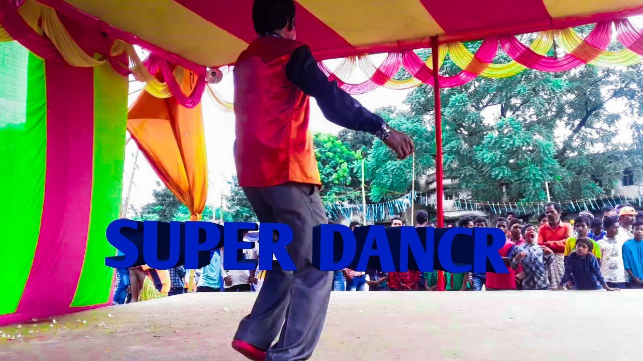 Amitabh big fan dance //old tip dance//for indra puja upper pawrah stage - YouTube