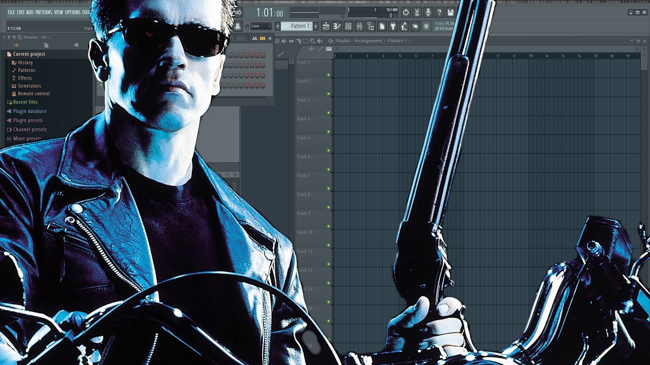 Terminator main theme - Brad Fiedel. FL Studio 20. - YouTube
