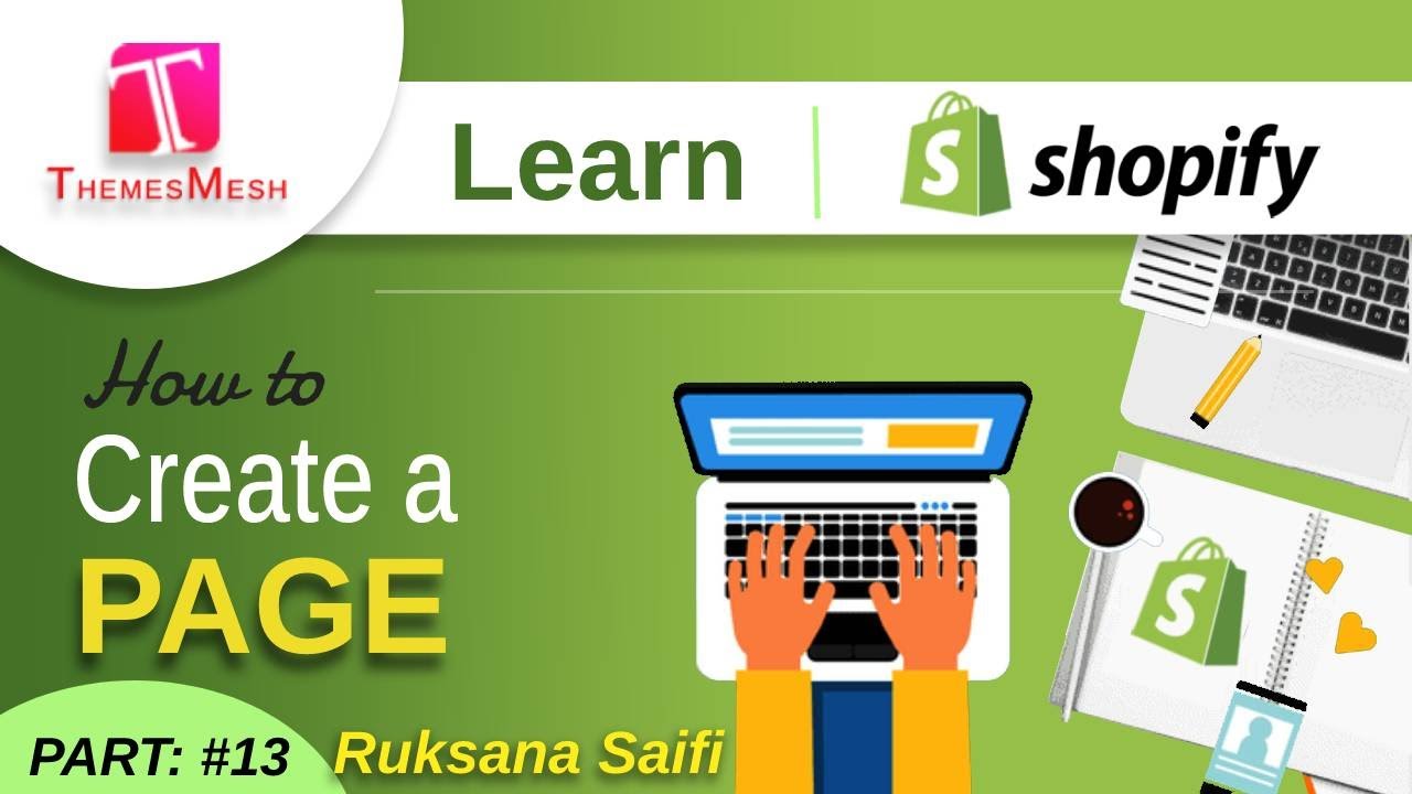How to add pages in shopify 2023 step by step in hindi | Ruksana Saifi ...