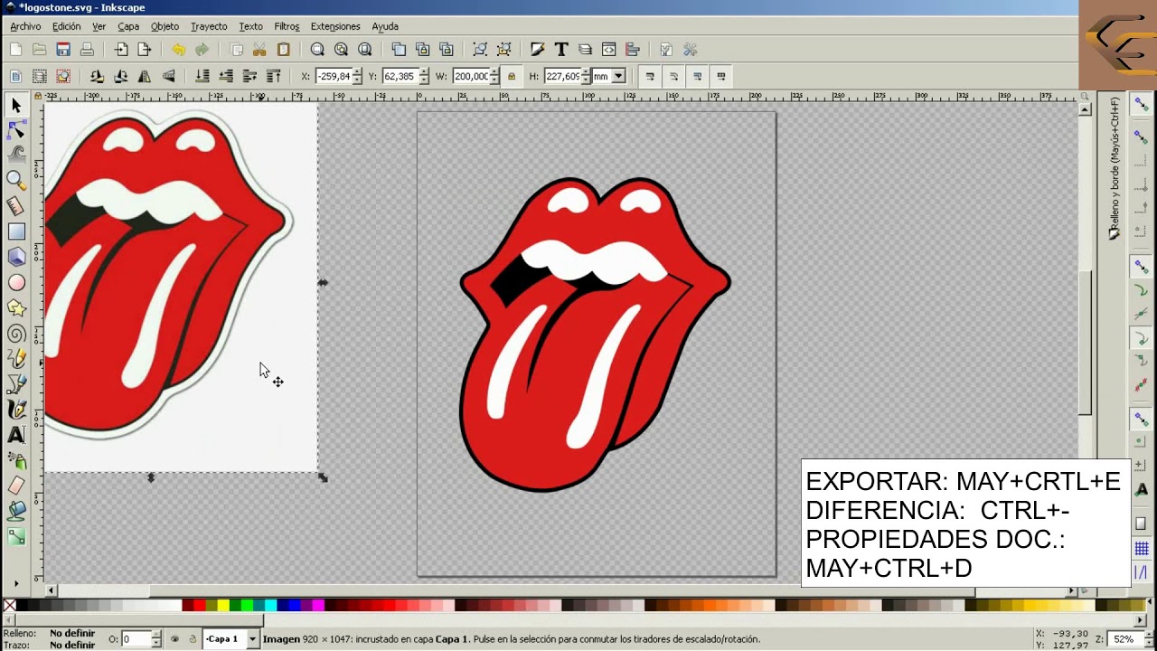 Vectorizar en Inkscape 3/3 - YouTube