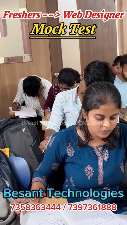 Freshers to Web Designers mock test ‍🔥🥇 #webdesigning #freshersjobs # ...