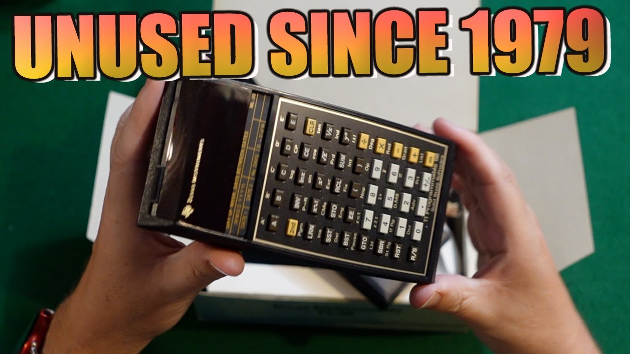 Texas Instruments Calculator takes cartridges! - YouTube