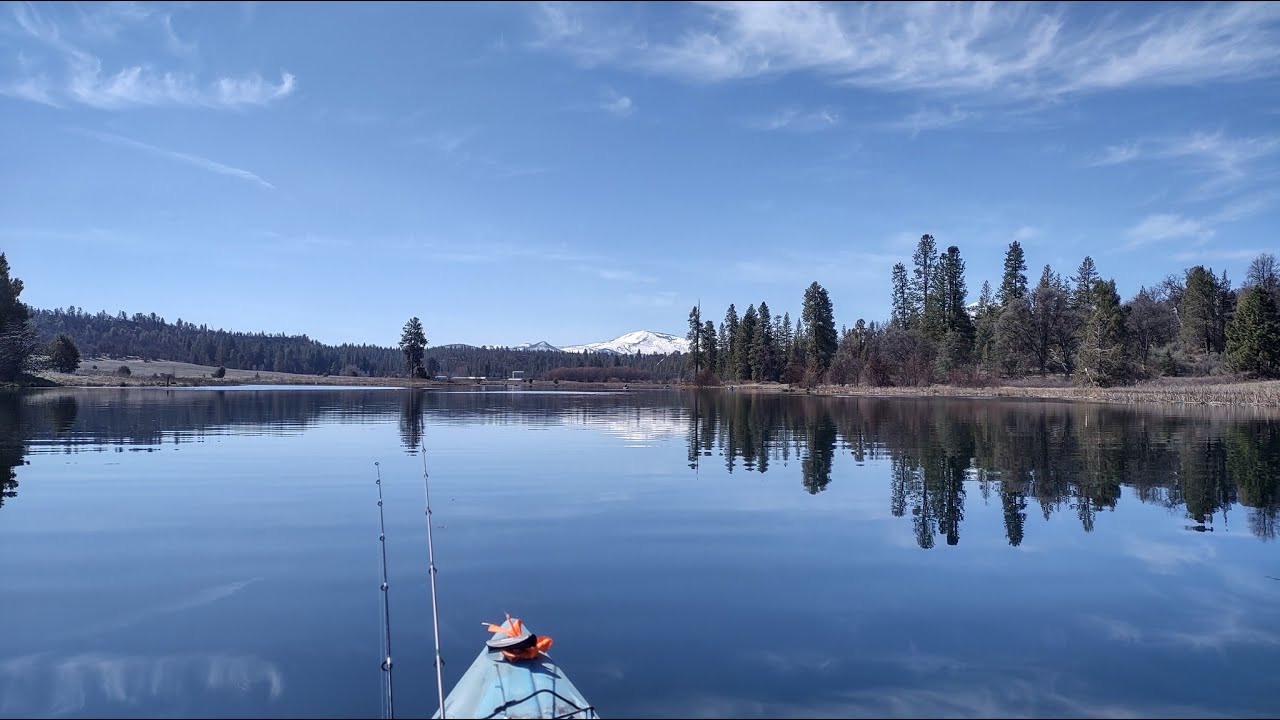 Exploring Baum Lake at Hat Creek April 2023 - YouTube