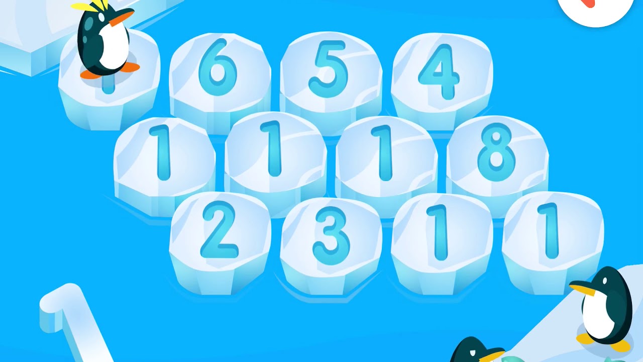 Numbers getting Penguin to the Party by Hopster - YouTube