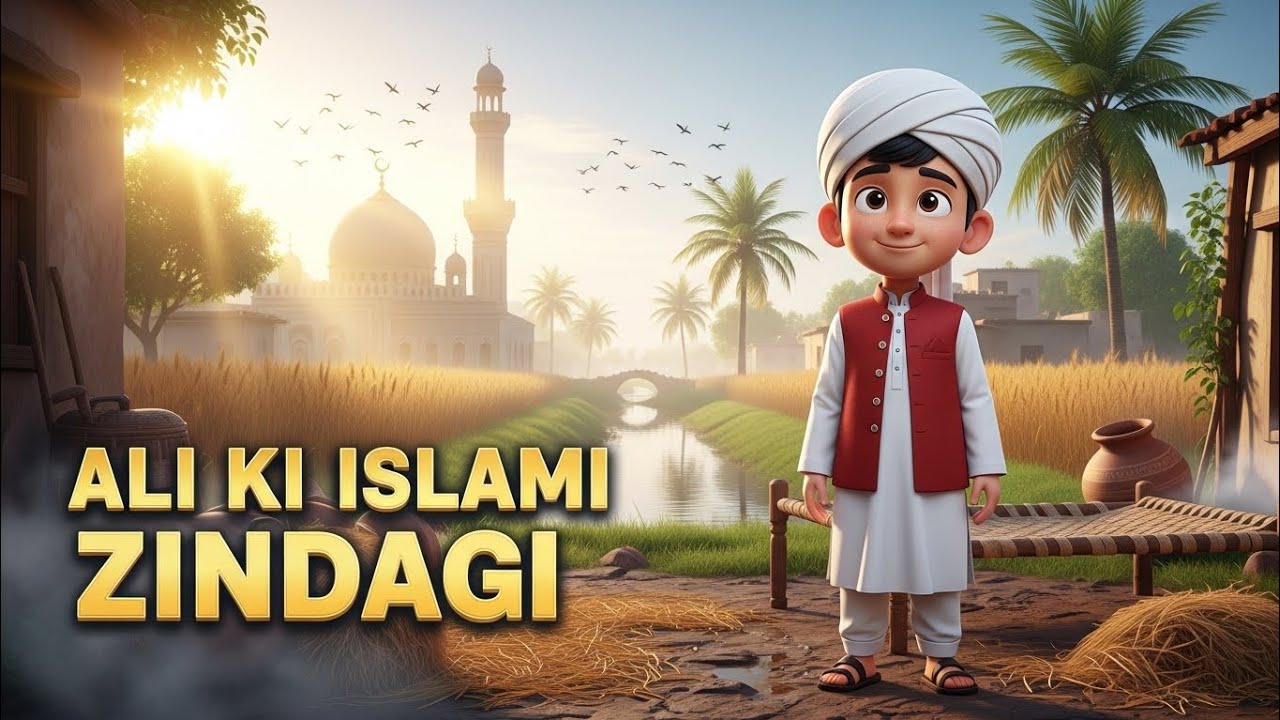 Ali Ki Islami Zindagi | 3D Islamic Village Cartoon | Urdu Moral Story ...