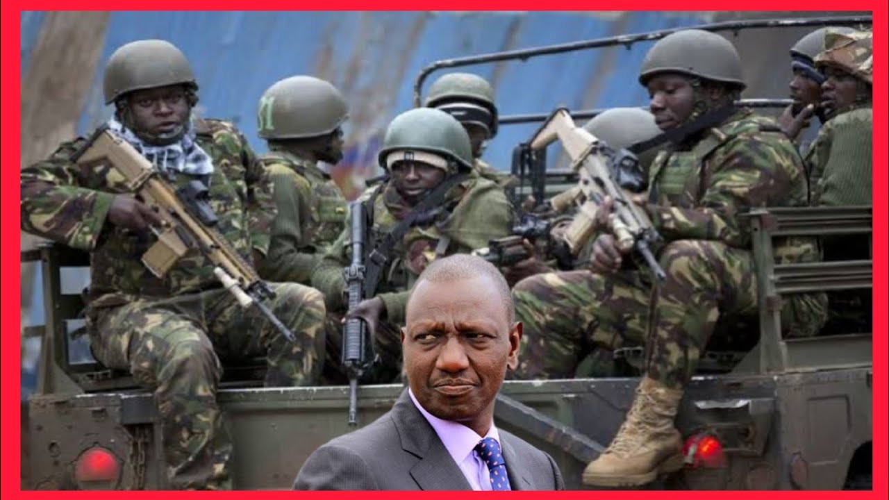 furious KDF rejects RUTO'S command to SEND 1000 KDF to HAITI to f1ght ...