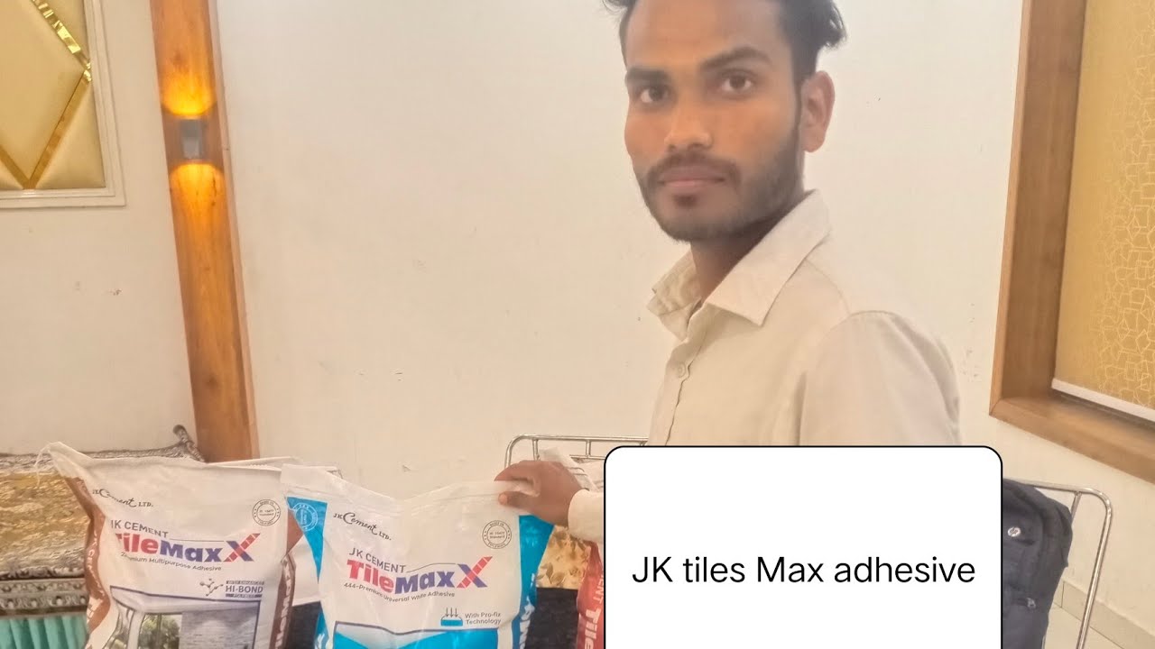 JK tile Max adhesive - YouTube