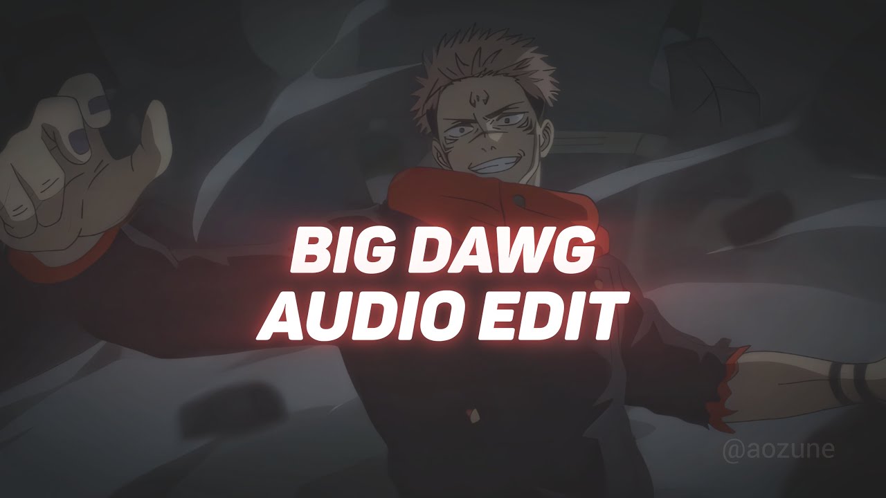 Big Dawgs - Hanumankind ft. Kalmi [ Edit Audio ] - YouTube