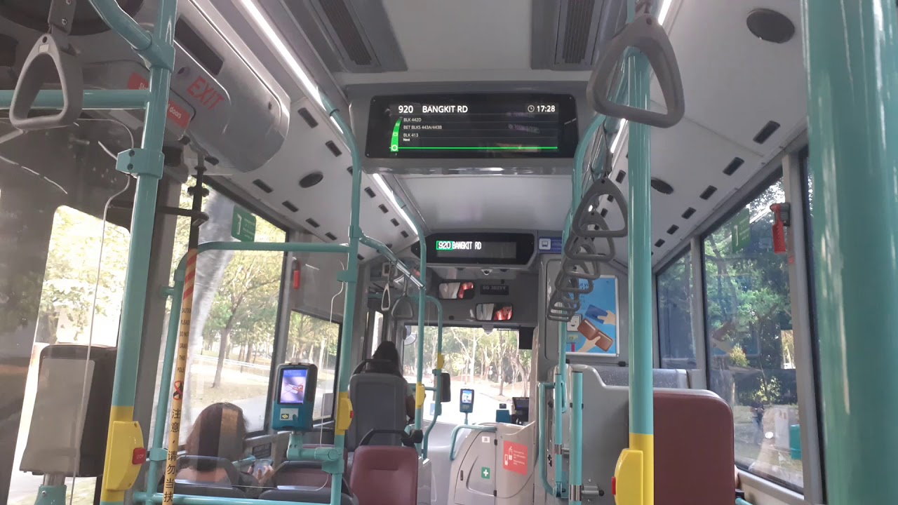 SMRT Buses: Ride Onboard [SG3025Y] On Service 920 (Part 4) - YouTube