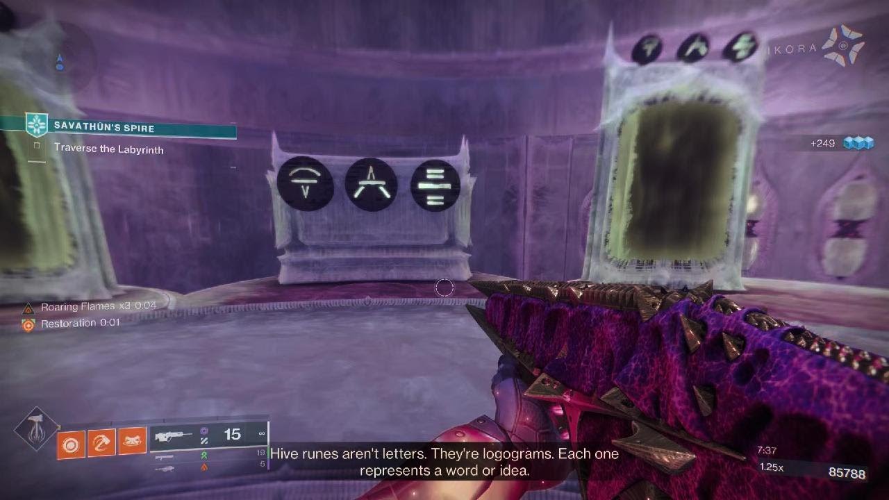 Ikora: Hive Runes Are Logograms Representing A Word/Idea | We Can Use ...