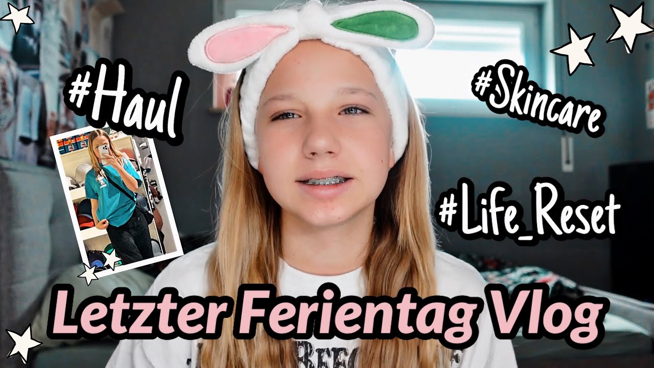 LETZTER FERIENTAG VLOG ☀️ RESET MY LIFE ️ MIT SHOPPING HAUL | HEY ISI ...