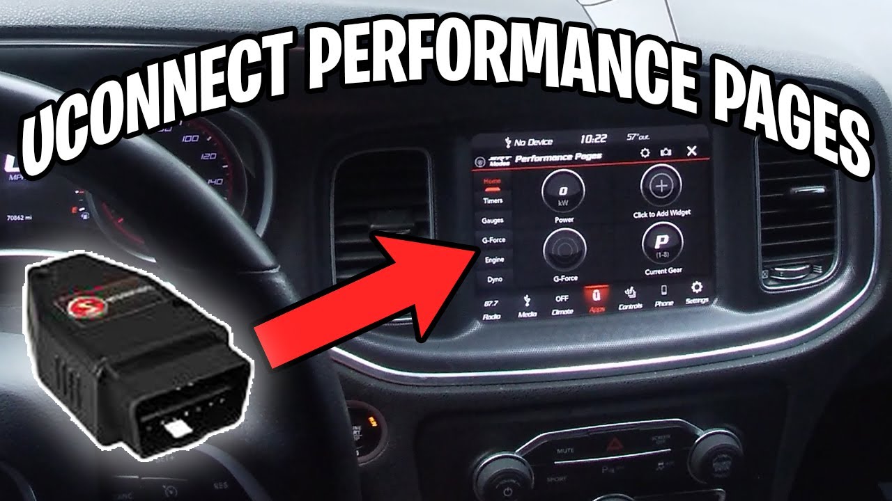 How To Get Uconnect SRT Performance Pages (NOT LOADING FIX) - YouTube