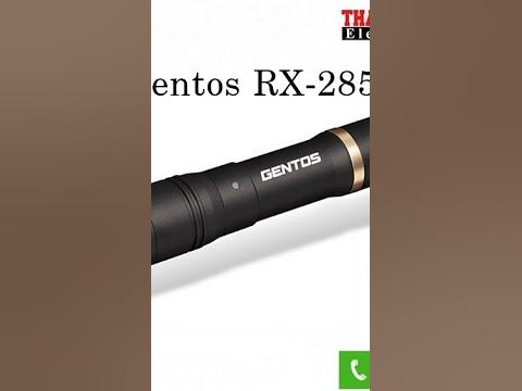 Đèn pin chính hãng Nhật Gentos RX-285R - YouTube