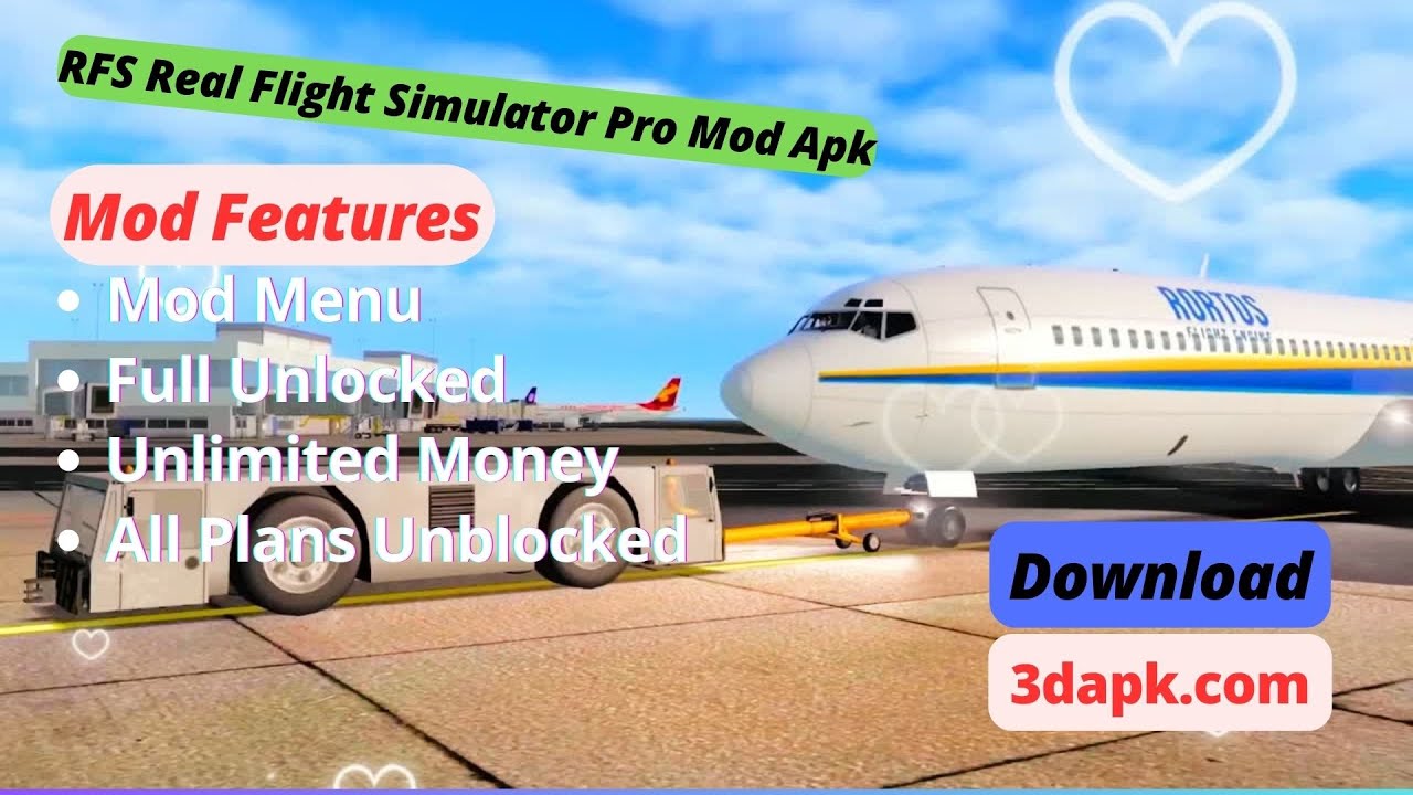 RFS Real Flight Simulator Pro Mod Apk 2.5.7 (All Planes Unlocked) - YouTube