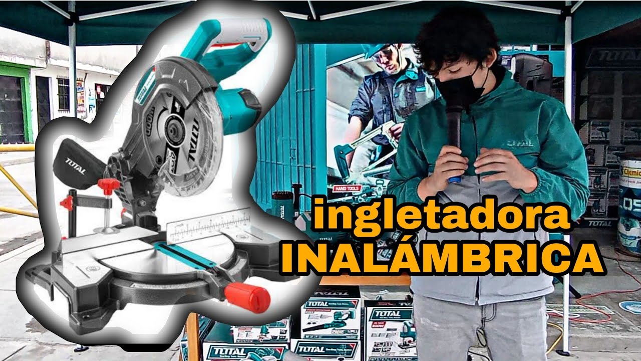 INGLETADORA INALÁMBRICA ⭐ - SIERRA INGLETADORA TOTAL 20V - YouTube