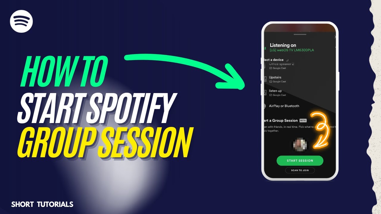 How to start spotify group session - YouTube
