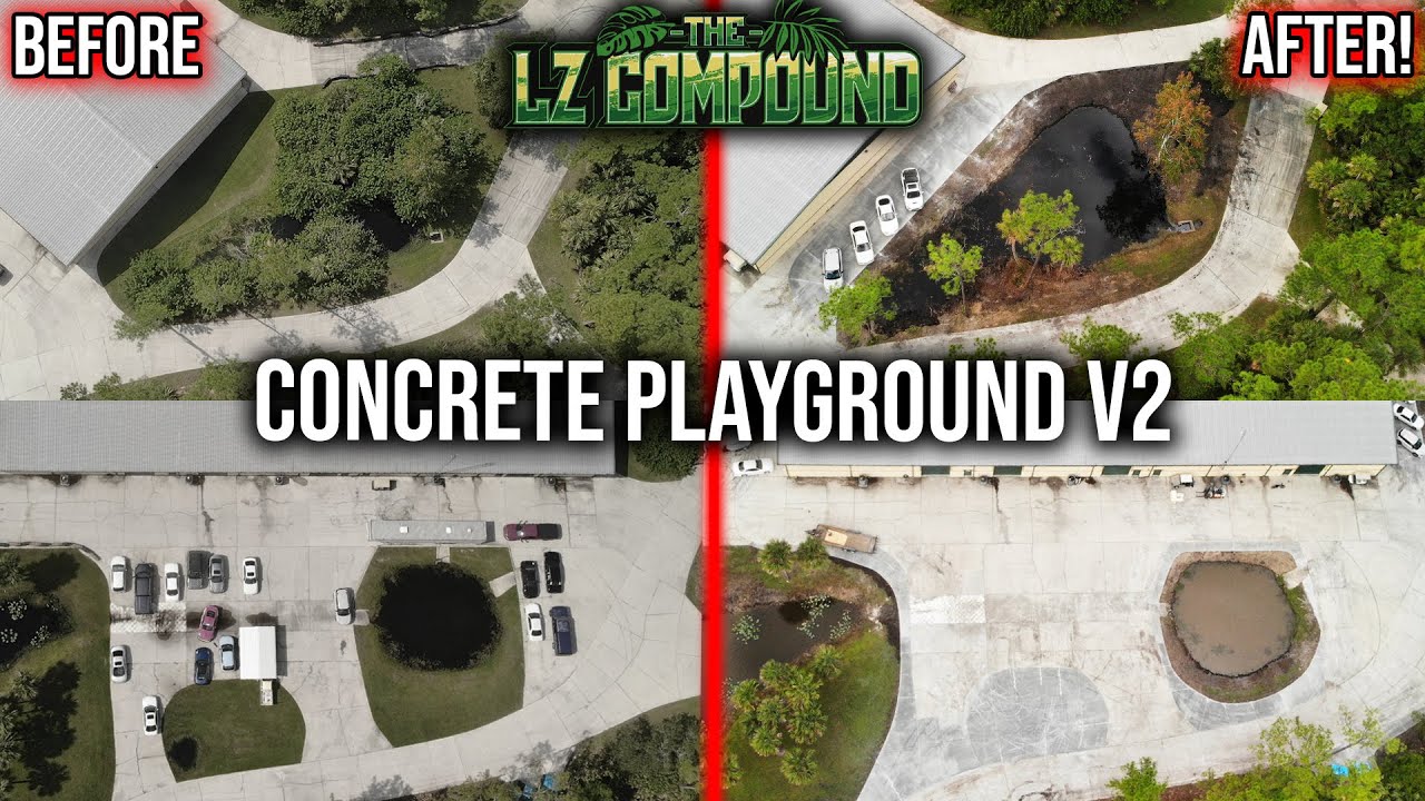 MAJOR Improvements to the LZ Compound - Concrete, Clearing, and More ...