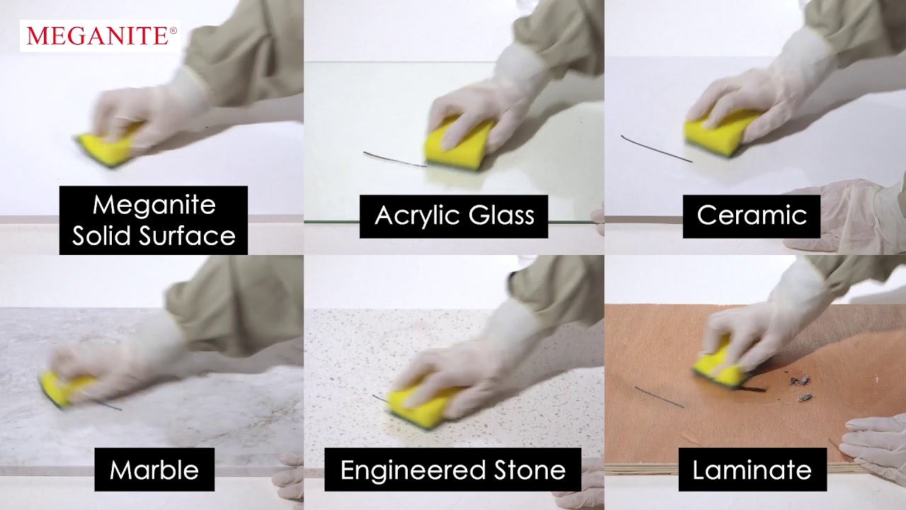 Meganite Stain Resistance Test - YouTube