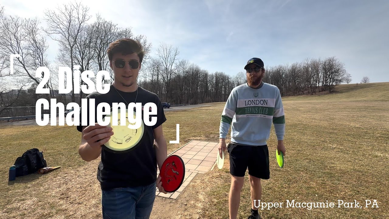 2 Disc Challenge! | Disc Golf Challenge at Upper Macungie Park! - YouTube