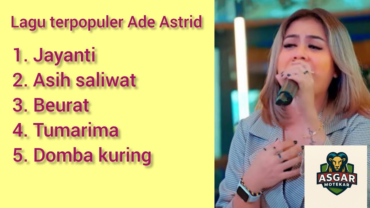 Lagu Top Hit Ade Astrid - YouTube