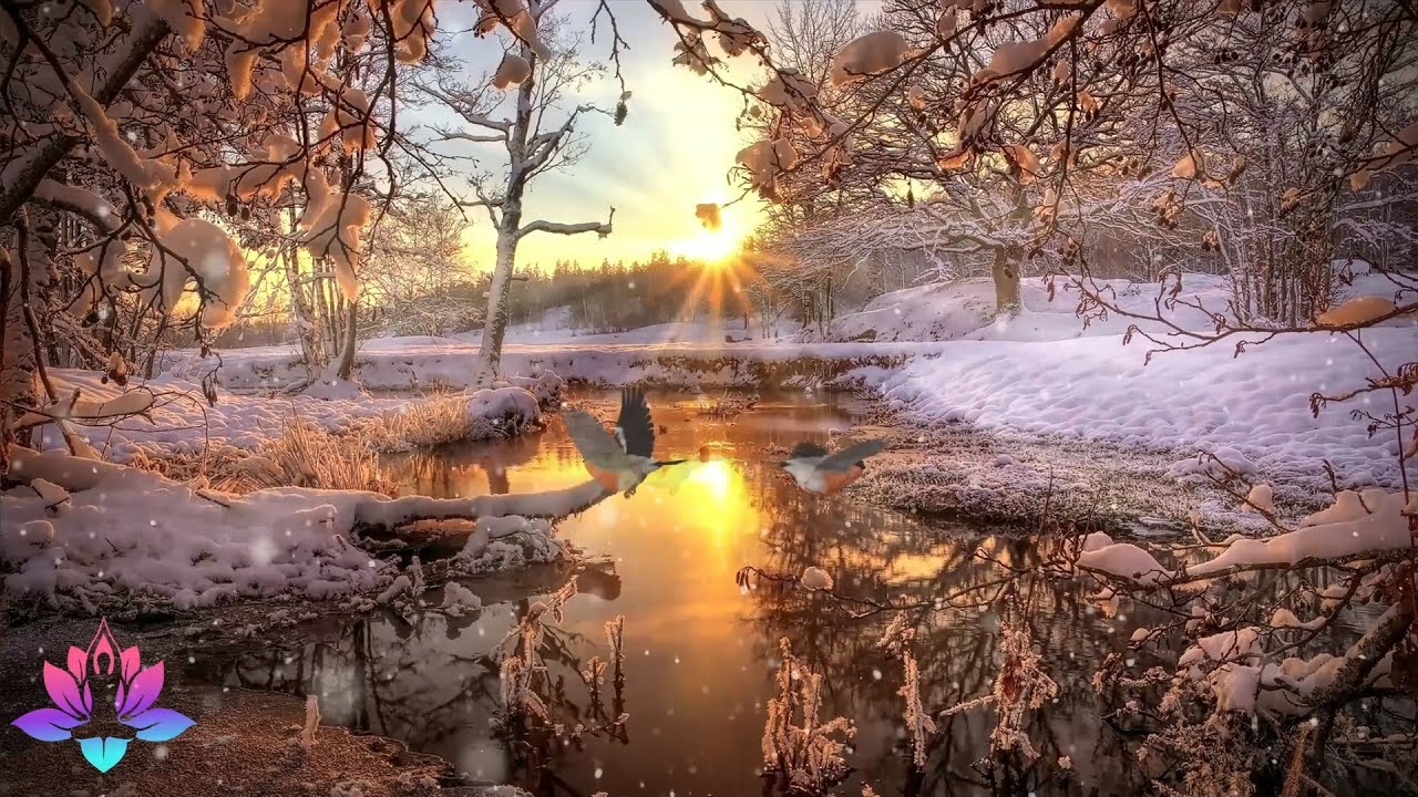 Snowy Day: Calm Music, Relaxing Music, Meditating Music - YouTube