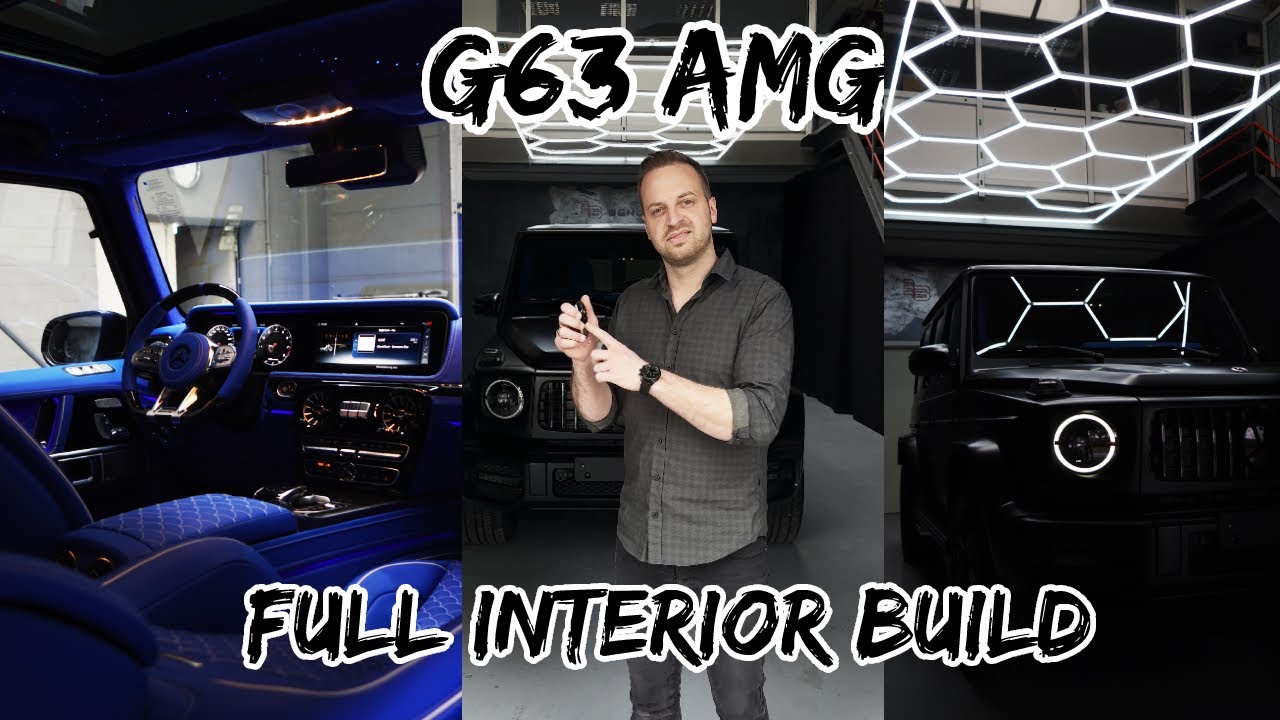 Mercedes-Benz G63 AMG NEW INTERIOR / Blue Interior design / BENDA ...