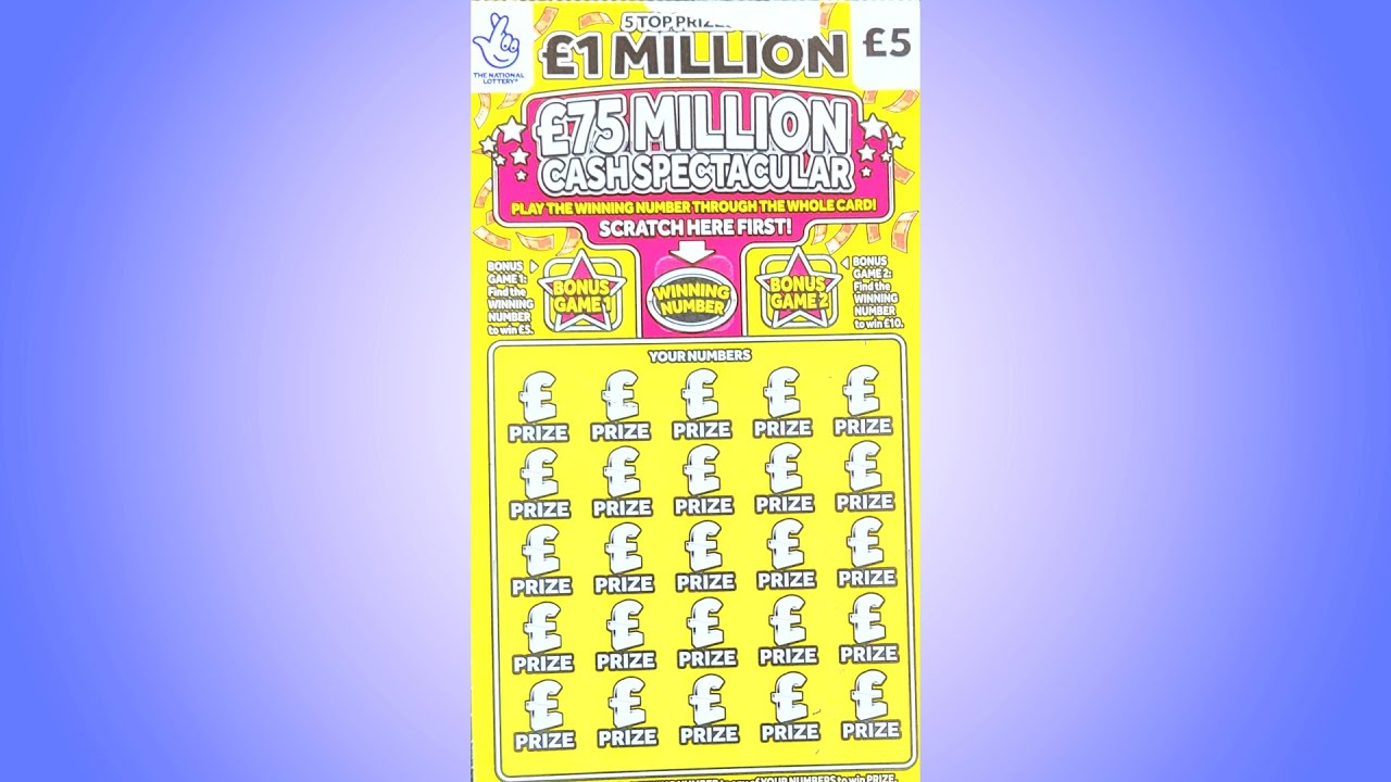 Scratchin' Saturdays 11 - £1 MILLION CASH SPECTACULAR Scratch Card ...