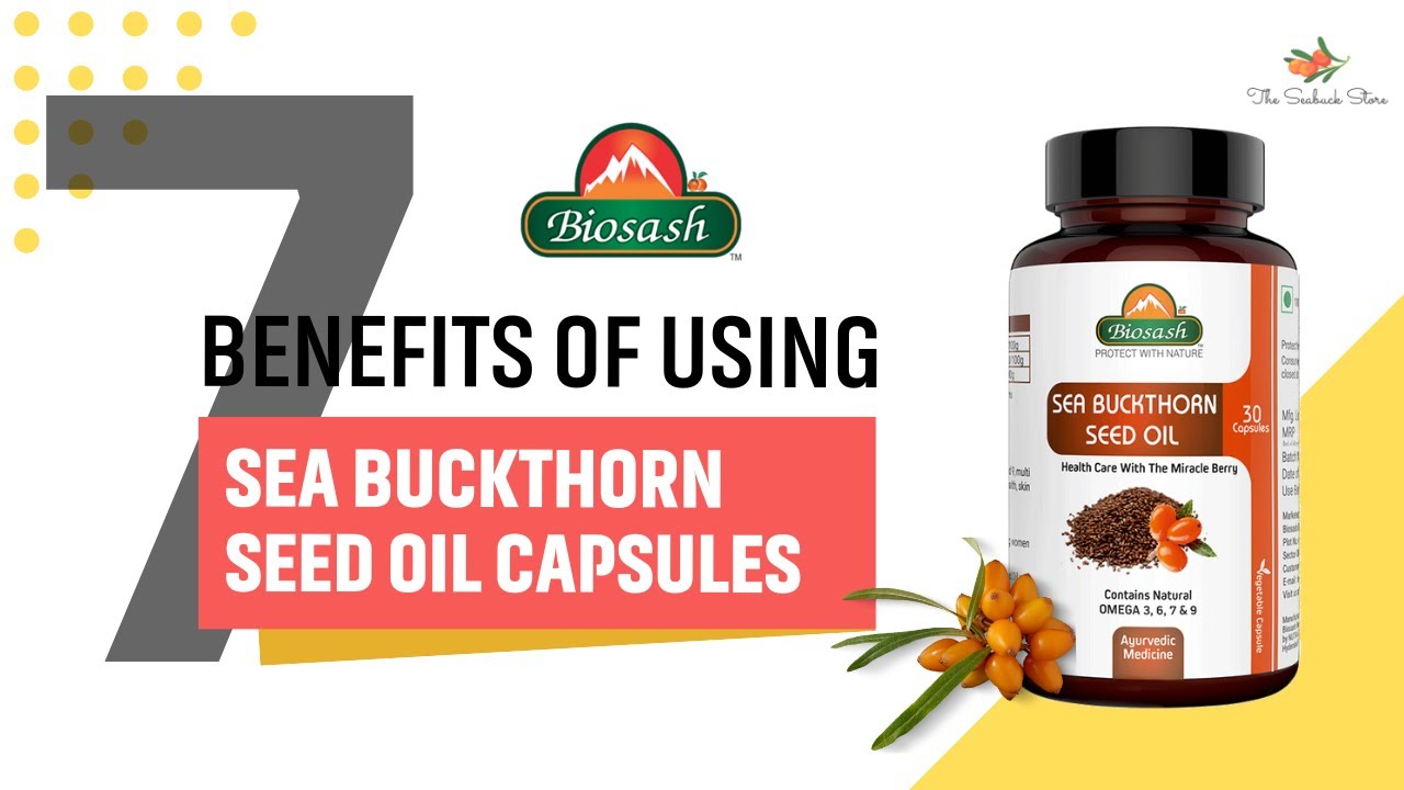 Richest source of Omega 3,6,7 & 9 | Seabuckthorn Seed Oil Capsules by ...