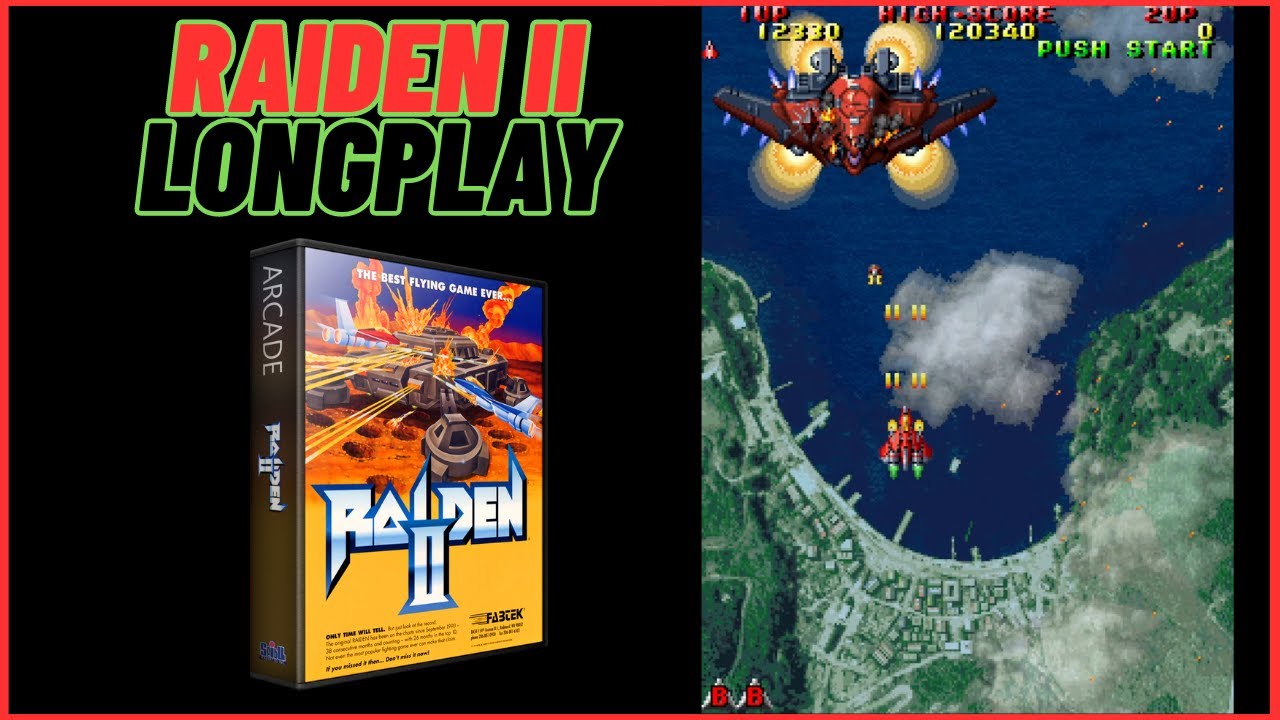RAIDEN 2 (ARCADE) LONGPLAY - YouTube