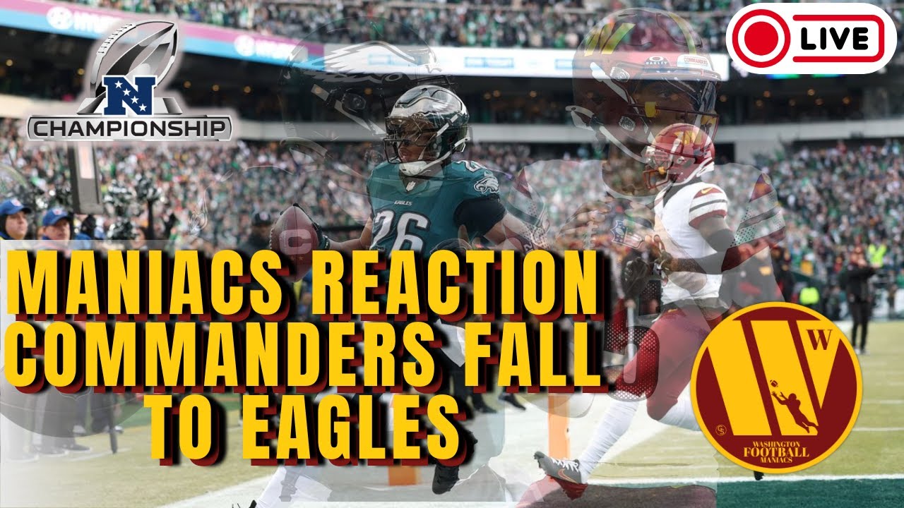 Commanders Fumble NFC Championship Game - YouTube