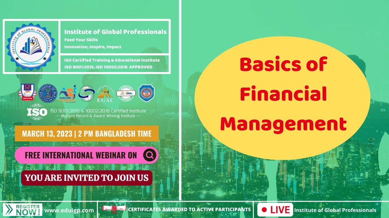 Basics of Financial Management - YouTube